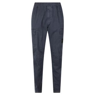 Stone Island Homme, Pantalons, Bleu, Taille: W34 Pantalon fusel&eacute; regular
