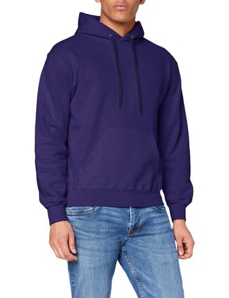 Fruit Of The Loom Herren Kapuzenpullover, Violett (Purple), XX-Large