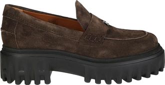Hogan Femme, Chaussures, Brun, Taille: 39 EU H700 Mocassino