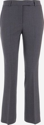 Ql2 Quelledue Pantalon en laine m&eacute;lang&eacute;e extensible Ql2 Donna