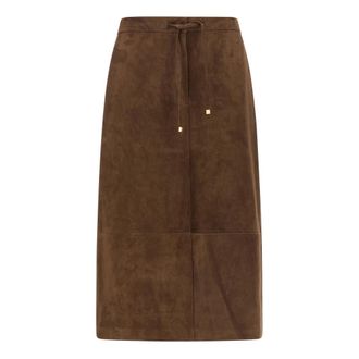 Max Mara Femme, Jupes, Brun, Taille: 36 FR Jupe Midi S SmmGazza