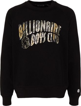 Billionaire Boys Club Camouflage-Sweatshirt mit Logo - Schwarz