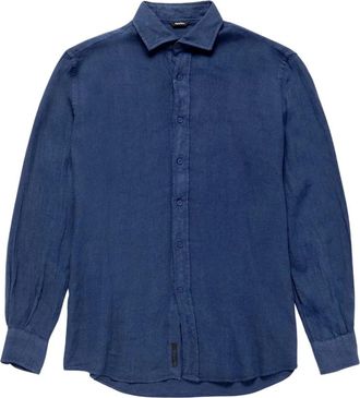 RefrigiWear Blaue Freizeithemden C10000F03700 - - Shirts - Herren - Blau - 2XL
