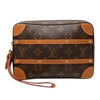 Louis Vuitton Pre-owned Monogram Legacy Soft Trunk Pochette Clutch Bag - - Pre-owned - Damen - Braun - ONE SIZE