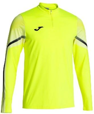 Joma Elite XI Maillot de survêtement, Jaune Fluo et Noir, L Homme