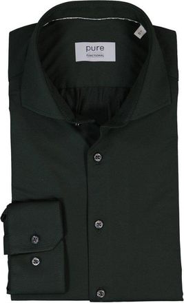 Pure Herren Hemd gr&uuml;n Jersey