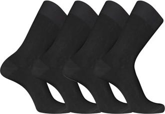 Pierre Cardin Chaussette Homme Coton fil décosse - Lot de 2 - Chaussettes Hautes Homme, Confortables & Douces, Noir Taille 42/44