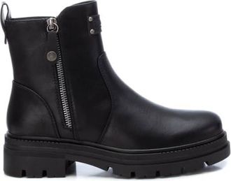 Refresh Bottines Femme Noir - Chaussures confortables et polyvalentes - Mode décontractée - Modèle 17100201 (Taille39)
