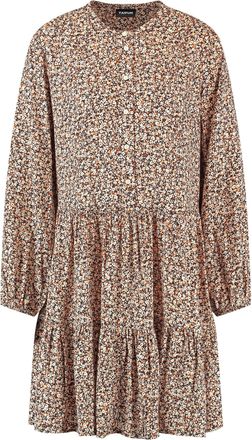 Taifun Damen 280017-11202 Kleid, Black Gemustert, 44 EU