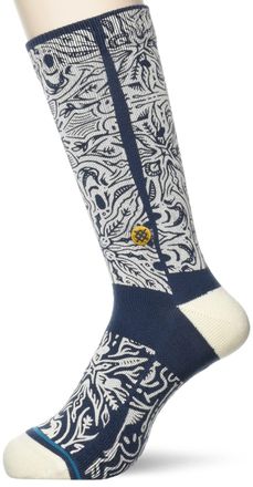 Stance Mens Rustics Navy Socks Blue L