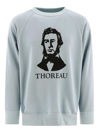 Mountain Research sweat &agrave; imprim&eacute; thoreau - Bleu