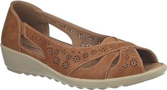 Cushion-Walk Sandales dété à enfiler pour femme Coupe standard ou EEE, peau, 36 EU