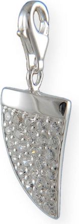Melina 925 Damen-Charm Anhänger Zahn Zirkonia 925 Sterling Silber 1800605