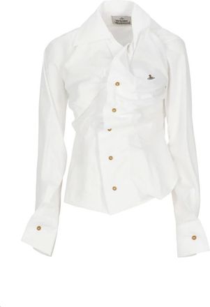 Vivienne Westwood Femme, Blouses et Chemises, Blanc, Taille: 34 FR Drunken Shirt