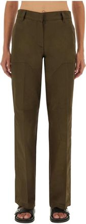 Tory Burch Femme, Pantalons, Brun, Taille: 36 FR Straight Pantalons