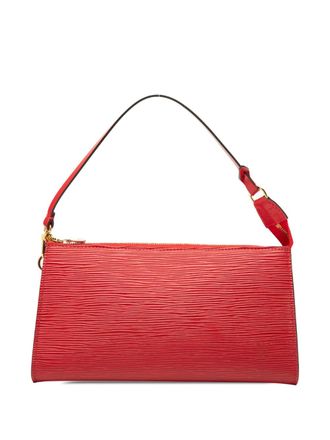 Louis Vuitton 2002 Epi Pochette Accessoires Schultertasche - Rot