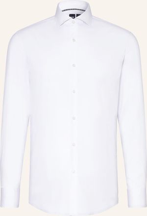 HUGO BOSS Jerseyhemd Hank Performance Slim Fit weiss