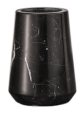 Kleine Wolke Zahnputzbecher Carrara, Accessoires, Farbe Schwarz, Material: Marmor