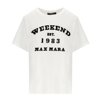 Max Mara Femme, Tops, Blanc, Taille: 42 FR Tenue T-Shirt