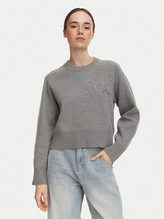Calvin Klein Jeans Pullover LV047H320G Dunkelgrau Regular Fit