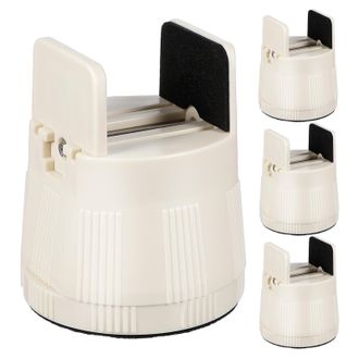 Hemobllo Ipetboom 4 St&uuml;ck H&ouml;henverstellbare M&ouml;belbeine 6 8cm aus Robustem Kunststoff Verstellbare Bett und Tischbeinerh&ouml;hung mit Sicherer Klemmung und Bodensch