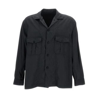 Kaptain Sunshine Kaptain Sunshine, Homme, Chemises, Noir, Taille: M Silk Shirt