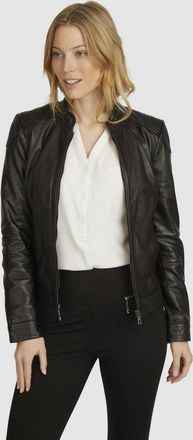 Bugatti Lederjacke BULady-145 (1-St) mit Schultersteppung