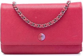 Chanel Sac bandouli&egrave;re vintage Pre-owned - Femme - Pre-owned - Rose - Taille: ONE Size