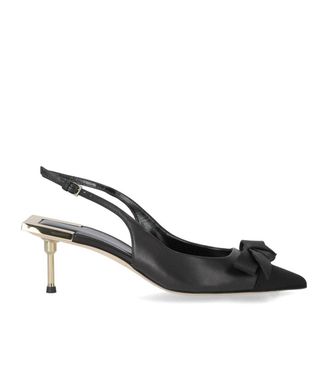 Elisabetta Franchi ESCARPINS SLINGBACK AVEC NOEUD NOIR ELISABETTA FRANCHI
