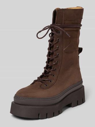Copenhagen Stiefel aus echtem Leder mit Schn&uuml;rverschluss