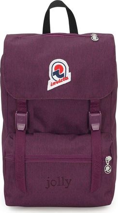 Invicta Rucksack, Jolly SOLID S Tagesrucksack, L&auml;ssiger Daypack, Unisex, F&uuml;r B&uuml;ro, Ausfl&uuml;ge & Pendeln, F&uuml;r Uni, Sport, Freizeit, italienisches Design, violett