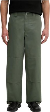 Kenzo Homme, Pantalons, Vert, Taille: 3XS Wide Pantalons