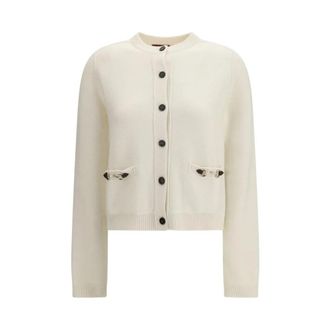 Gucci Wollstrick-Cardigan mit Knopfleiste - - Knitwear - Damen - Beige - M