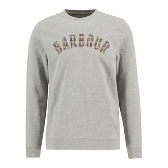 Barbour Homme, Sweatshirts et sweats &agrave; capuche, Gris, Taille: S Berwick Crew Neck Jumper