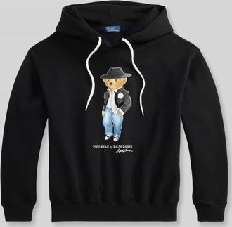 Polo Ralph Lauren Relaxed Fit Sweatshirt aus Baumwollmix mit B&auml;ren-Print