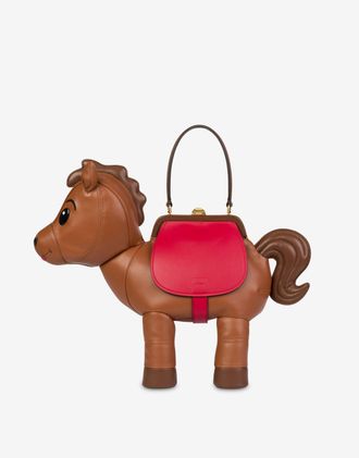 Moschino Horse Bag - Marron