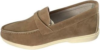 Generic Mocassins d&eacute;contract&eacute;s et confortables pour femme - Couleur unie - Talon plat - L&eacute;gers et respirants - Chaussures classiques &agrave; enfiler pour la marche,