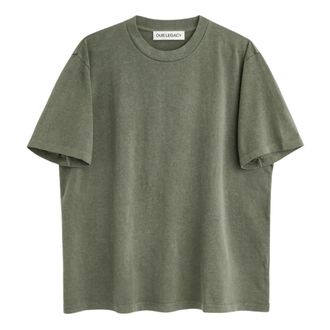 Our Legacy Box T-Shirt - - Tops - Herren - Gr&uuml;n - M
