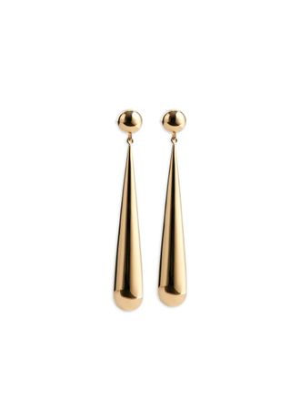 LI&Eacute; STUDIO sphere drop earrings - Gold