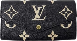 Louis Vuitton Portefeuille Bi-fold Monogram Empreinte Pre-owned - Femme - Pre-owned - Noir - Taille: ONE Size