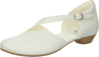 Think Damen Grace Nachhaltige Ballerinas, Bianco 1000, 39 EU