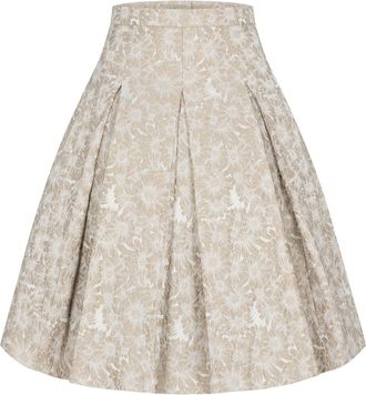 N&uuml;bler Dirndl N&Uuml;BLER Trachtenrock Perla, Damen, Gr. 36, EURO, beige, Obermaterial: 100% Polyester PES., Kleider, Topseller