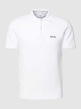 BALR. Regular Fit Poloshirt mit Rei&szlig;verschluss