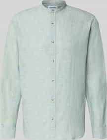 Jack & Jones Regular Fit Freizeithemd aus Baumwoll-Leinen-Mix