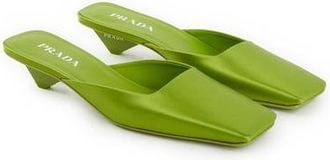 Prada Mules &agrave; talon en satin