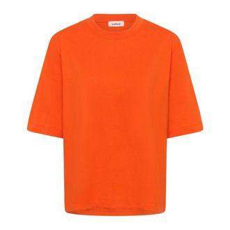 Soaked In Luxury Jina Basic Tee - Femme - Tops - Orange - Taille: 42 FR