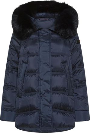 Peuterey Takan MQN 04 Fur - Femme - Vestes - Bleu - Taille: 42 FR