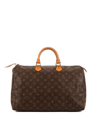 Louis Vuitton sac de voyage monogramm&eacute; Speedy 40 (2025) - Marron