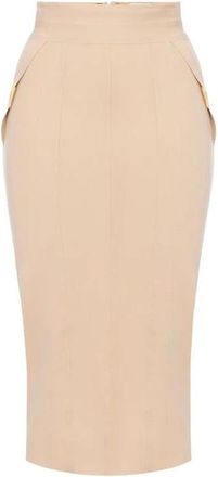 Elisabetta Franchi Damen, Röcke, Beige, XSGröße