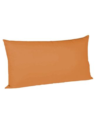 Fleuresse Satin Kissenbezug, Kissenh&uuml;lle aus 100% seidig weicher Baumwolle, Bezug Kissen Kopfkissen, 60 Grad, &Ouml;kotex 100, Made in EU, 40 x 80 cm, orange